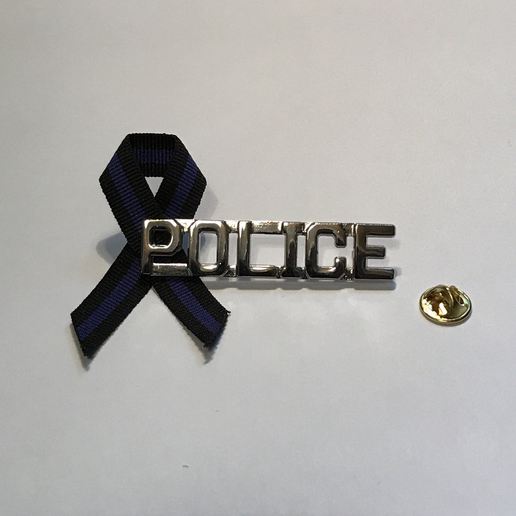 POLICE PTSD/Suicide Awareness Pin & Ribbon Set – The Mourning Band Store
